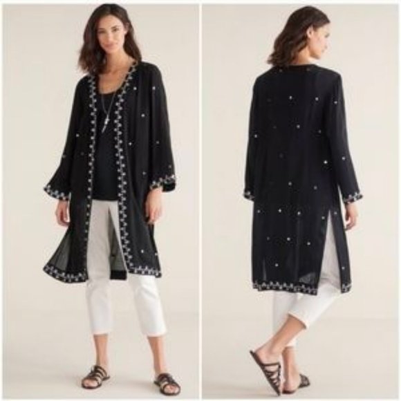 Soft Surroundings | Jackets & Coats | Soft Surroundings Glamorous Gauze ...